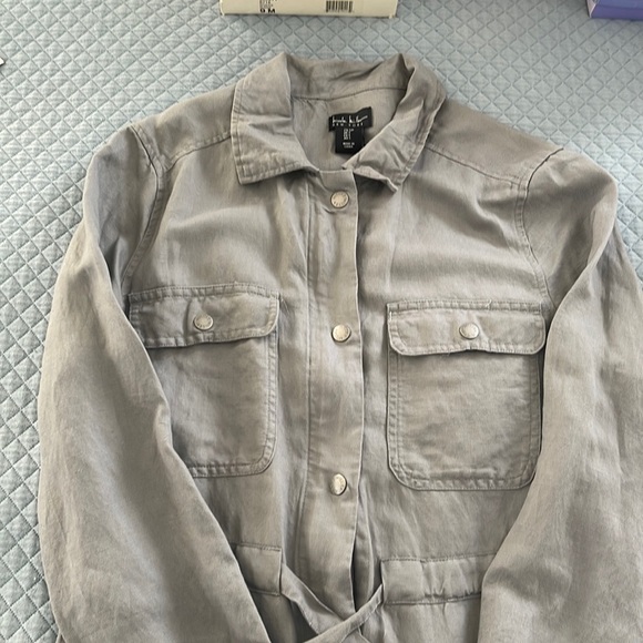 Nicole Miller | Jackets & Coats | Nicole Milller New York Gray Military ...